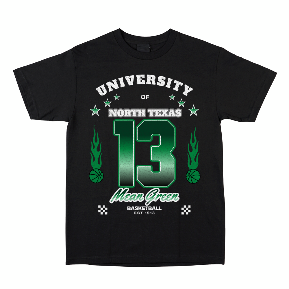 UNT Basketball Year Est. T-shirt – TheLinkU NIL Shop